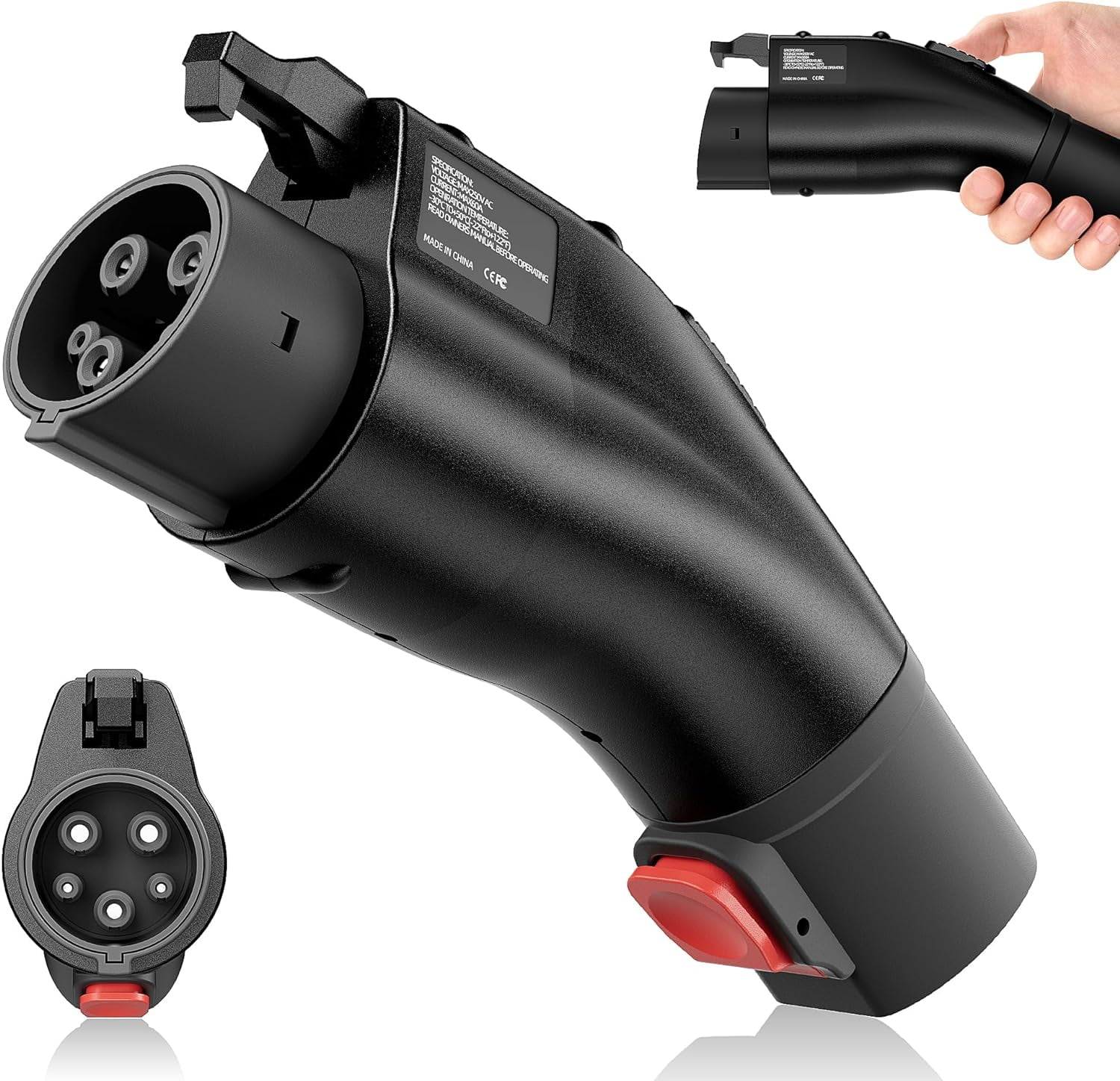 Tesla to J1772 Adapter, Fit for All J1772 EVs Charger Adapter, Max 60 ...