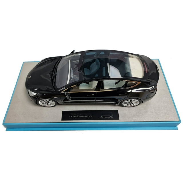 Tesla Model 3 Car [1:18 scale in Black] - Walmart.com