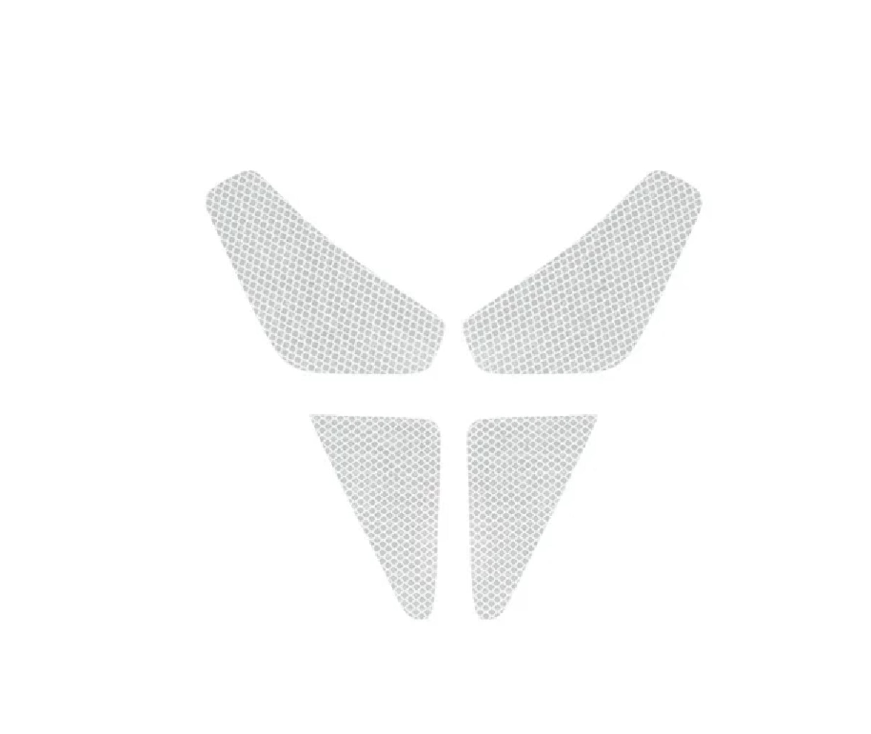 Tesla Model 3 Door Reflective Warning Stickers, Silver, 2017-2024 ...