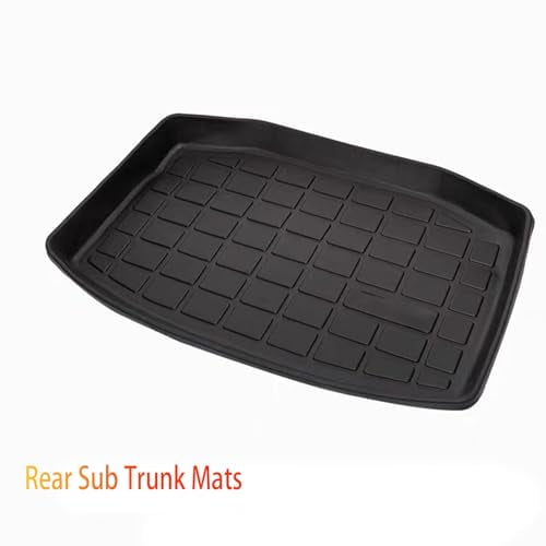 Tesla Model 3 Front Trunk Mats & Rear Sub Trunk Mats Cargo Liner for ...
