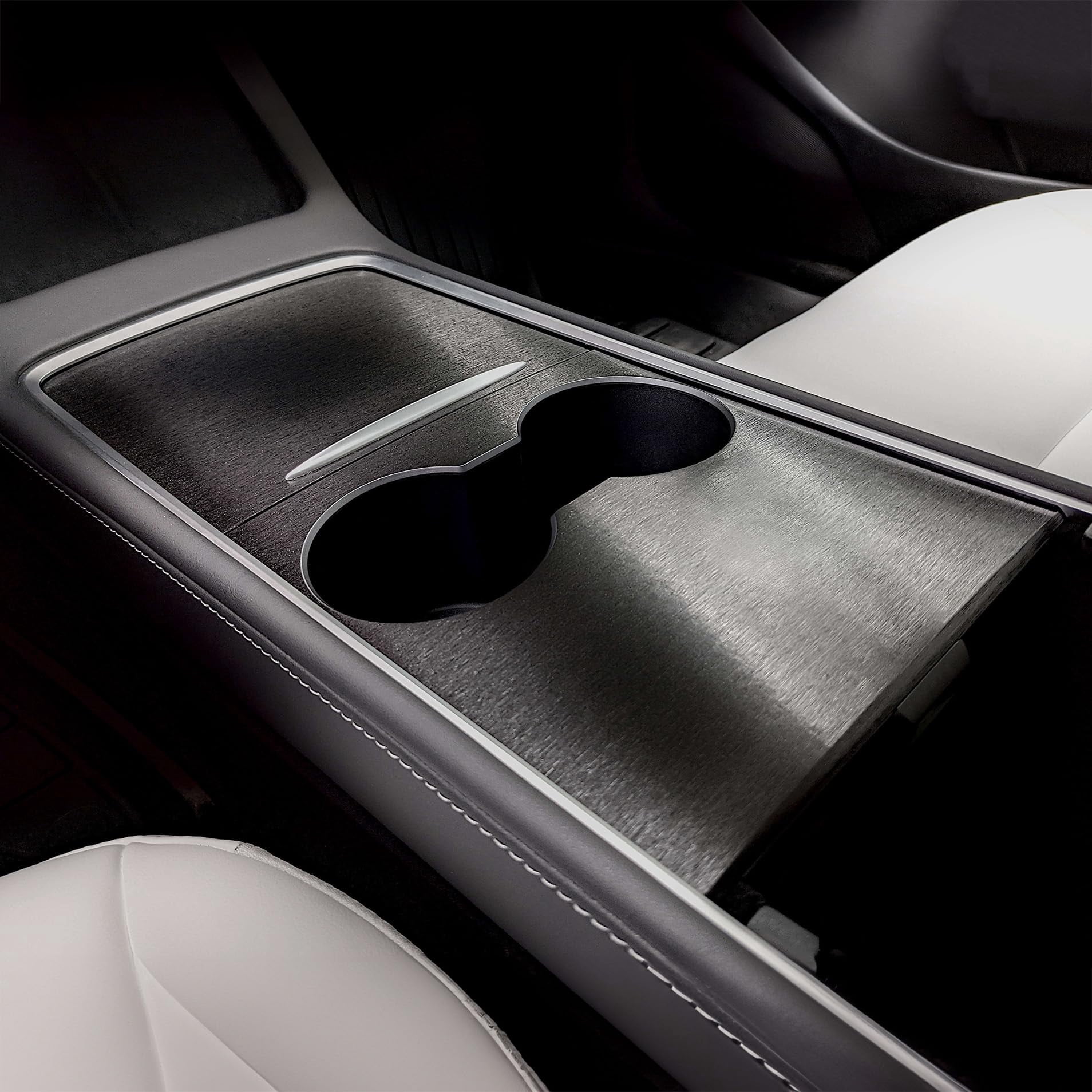 Tesla Model 3 / Model Y Center Console Wrap (Gen 2.0, Brushed Black ...