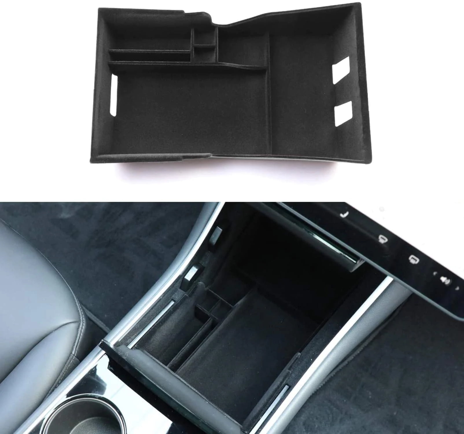 Tesla Model 3, Y, Center Console Organizer Bin Storage Box with ...