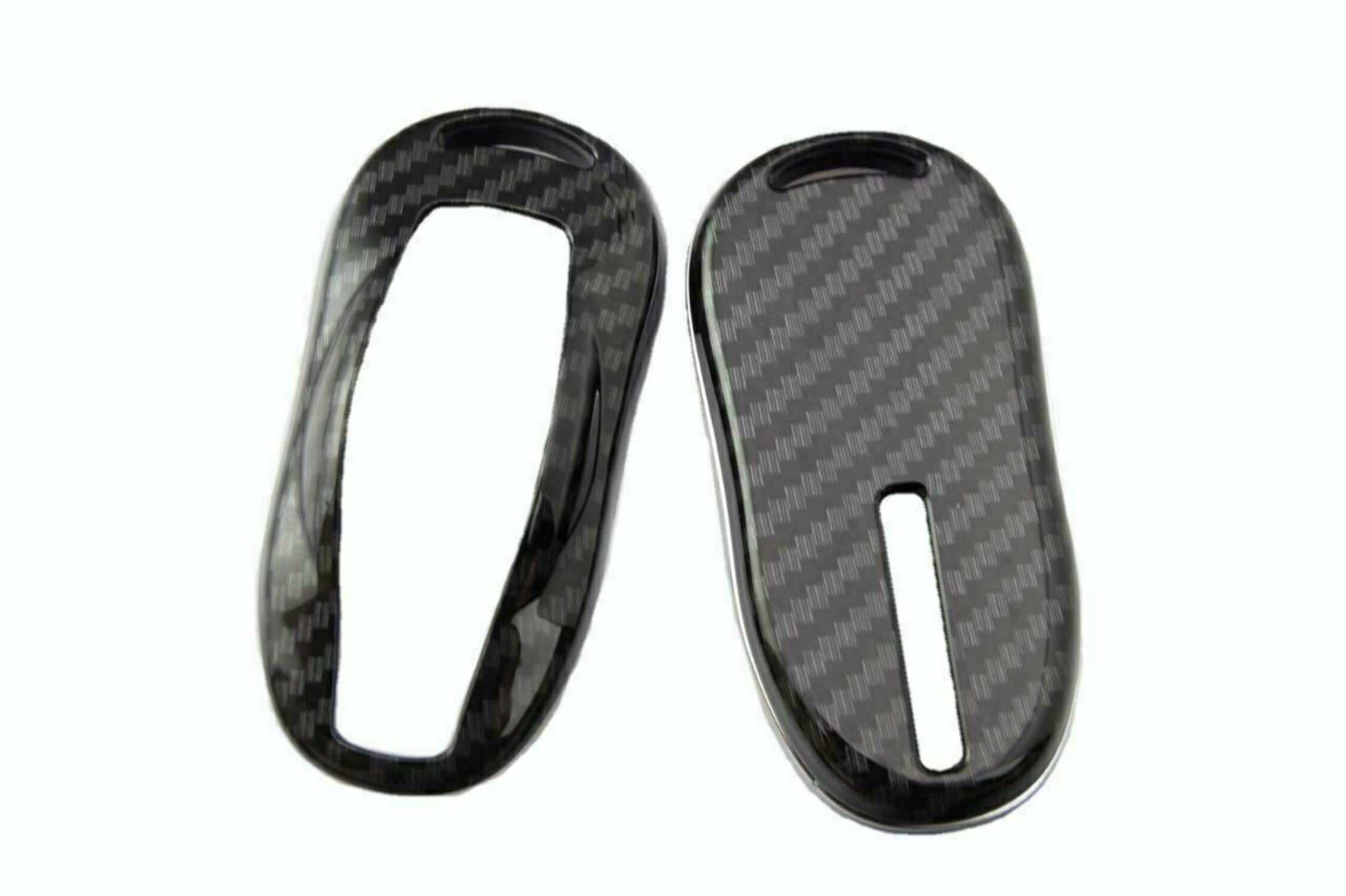 Tesla Model 3, Y, S Carbon Fiber Key Fob Remote Cover - Walmart.com