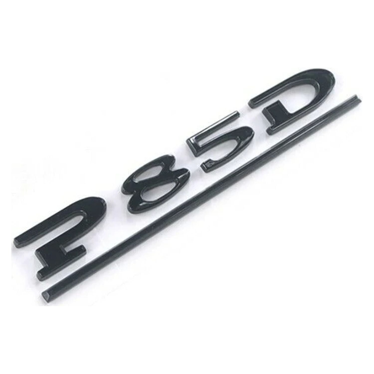 Tesla Model S, Matte Black P85D Letter Emblem, 3D Metal - Walmart.com