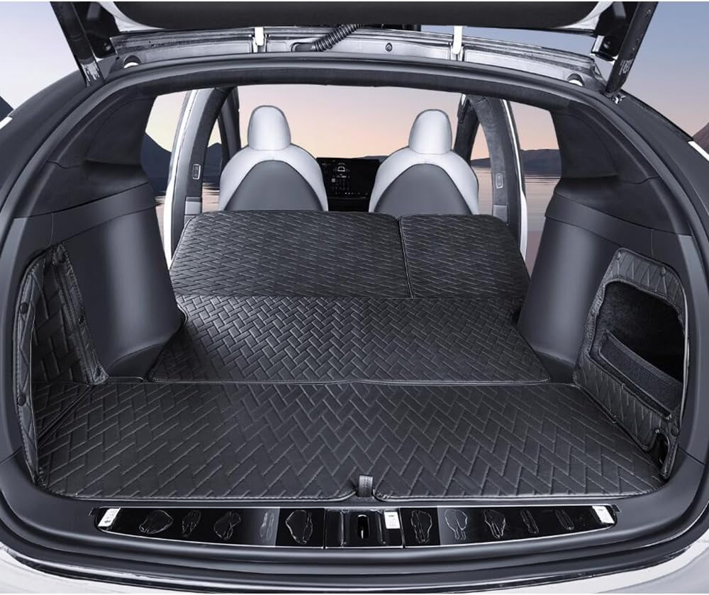 Tesla Model X Trunk Liner Cargo Mats for Tesla Model X 5 Seater 2022 ...