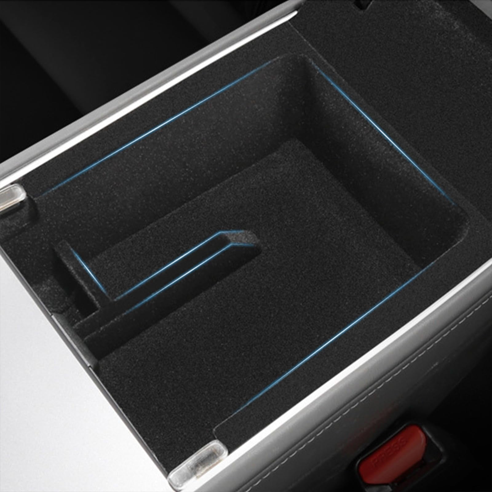 Tesla Model Y Accessories 2023, Tesla Model Y Center Console Organizer ...