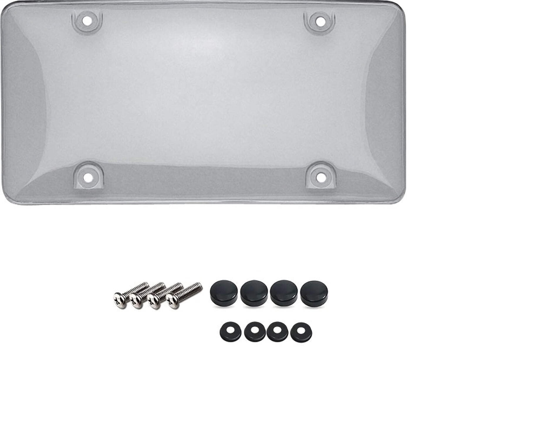 Tesla Model Y Clear Bubble Shield License Plate Cover - Walmart.com