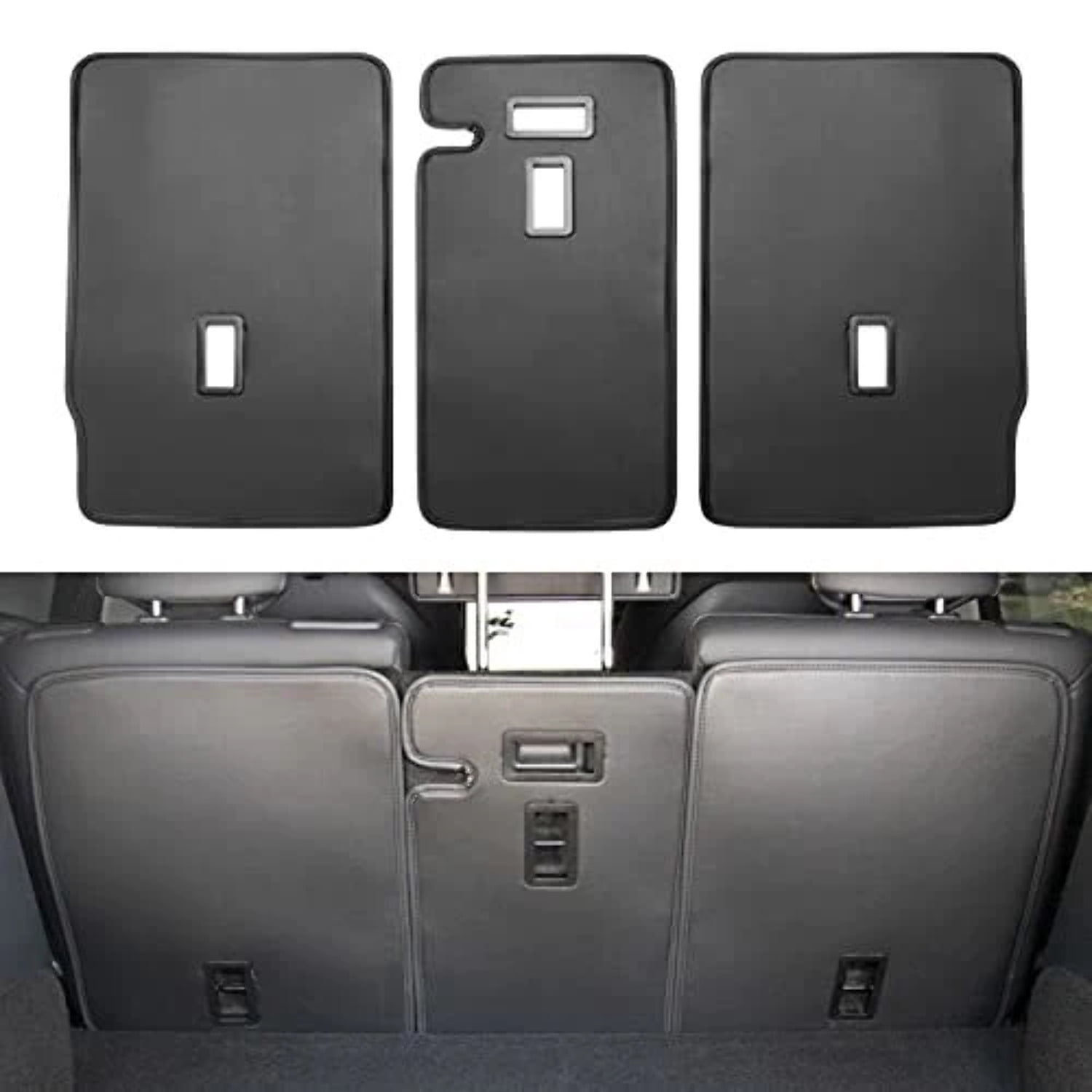 Tesla Model Y Rear 2nd Row Seatback Protectors, Anti-Kick, 2020-2024 ...