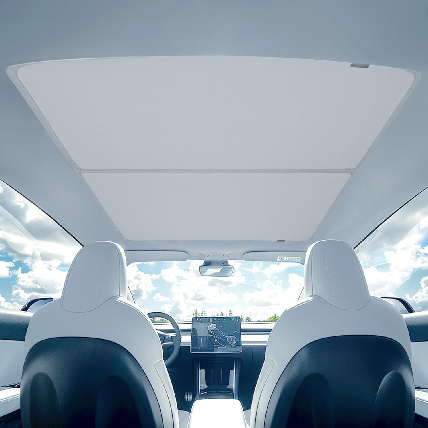 Tesla Model Y Sunshade Roof, Magshade for Tesla Model Y to Block UV and ...