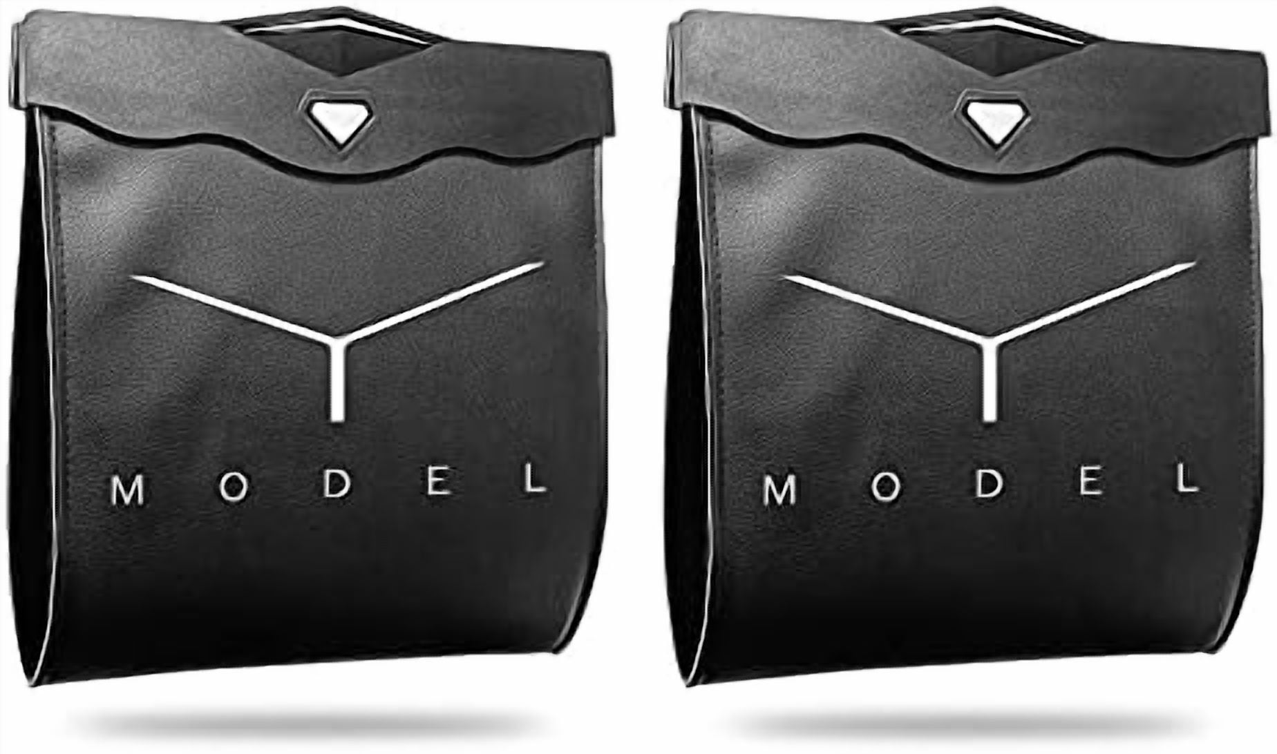 Tesla Model Y Trash Can, Back Seat Garbage Bag with Hanging Magnetic ...