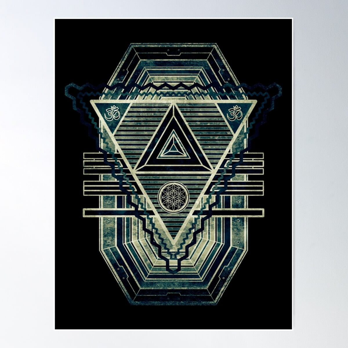 Tesla Portal - Dark Stargate Poster Wall Art, Modern Wall Decor For ...