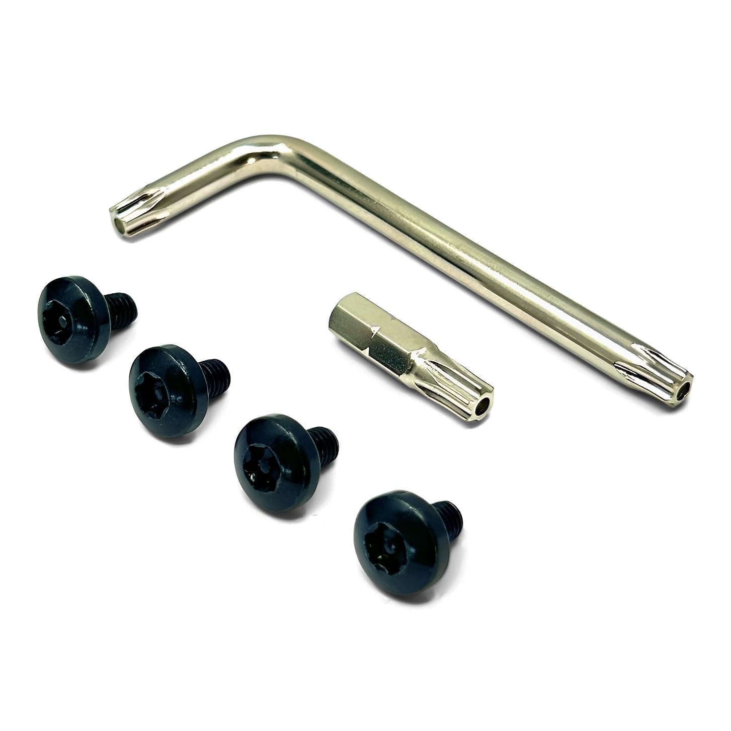 Tesla Rear License Plate Screws, Black Stainless Steel Anti-Theft Kit ...