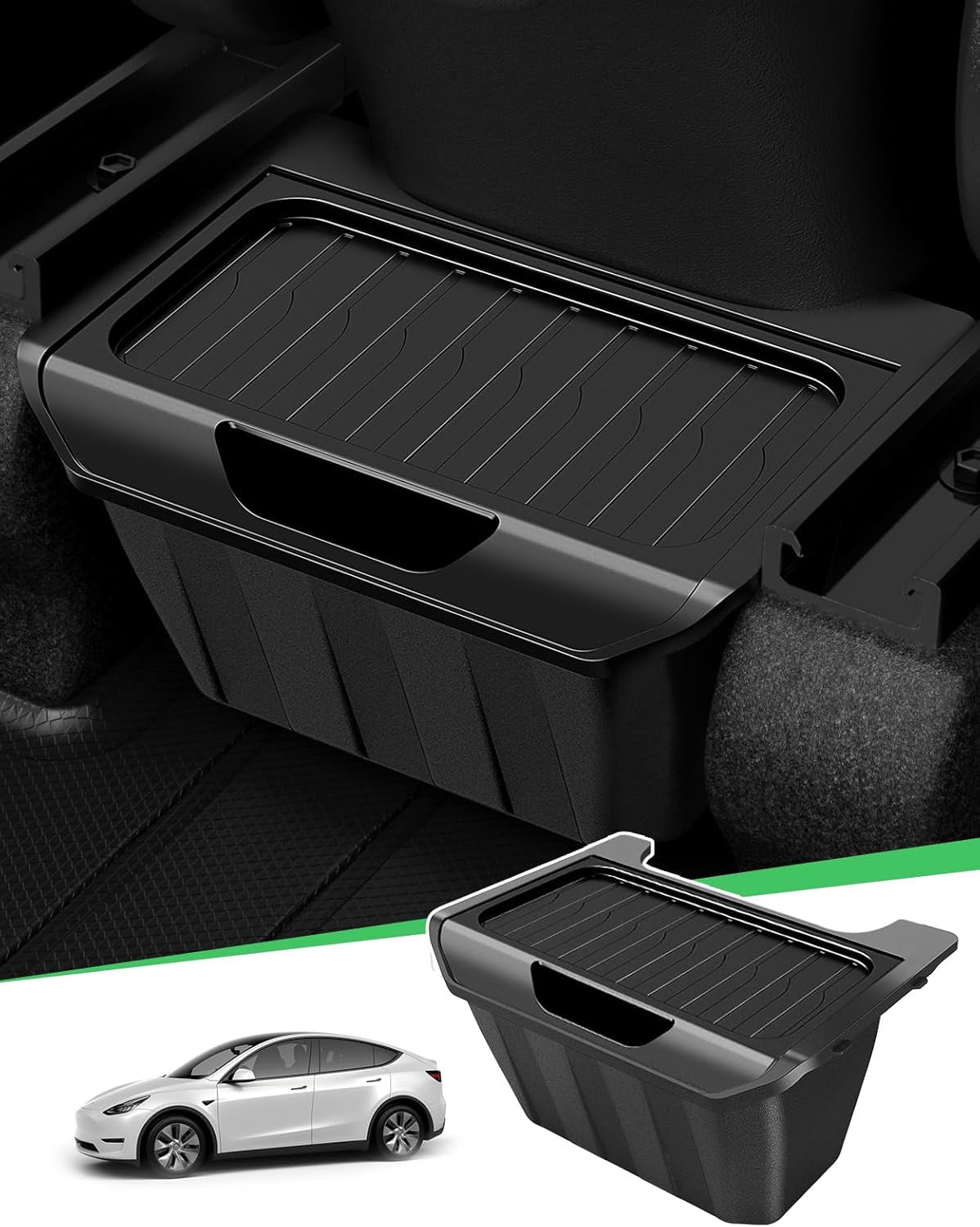 Tesla Trash Can, Multi-Use & Easy to Clean, Rear Center Console ...