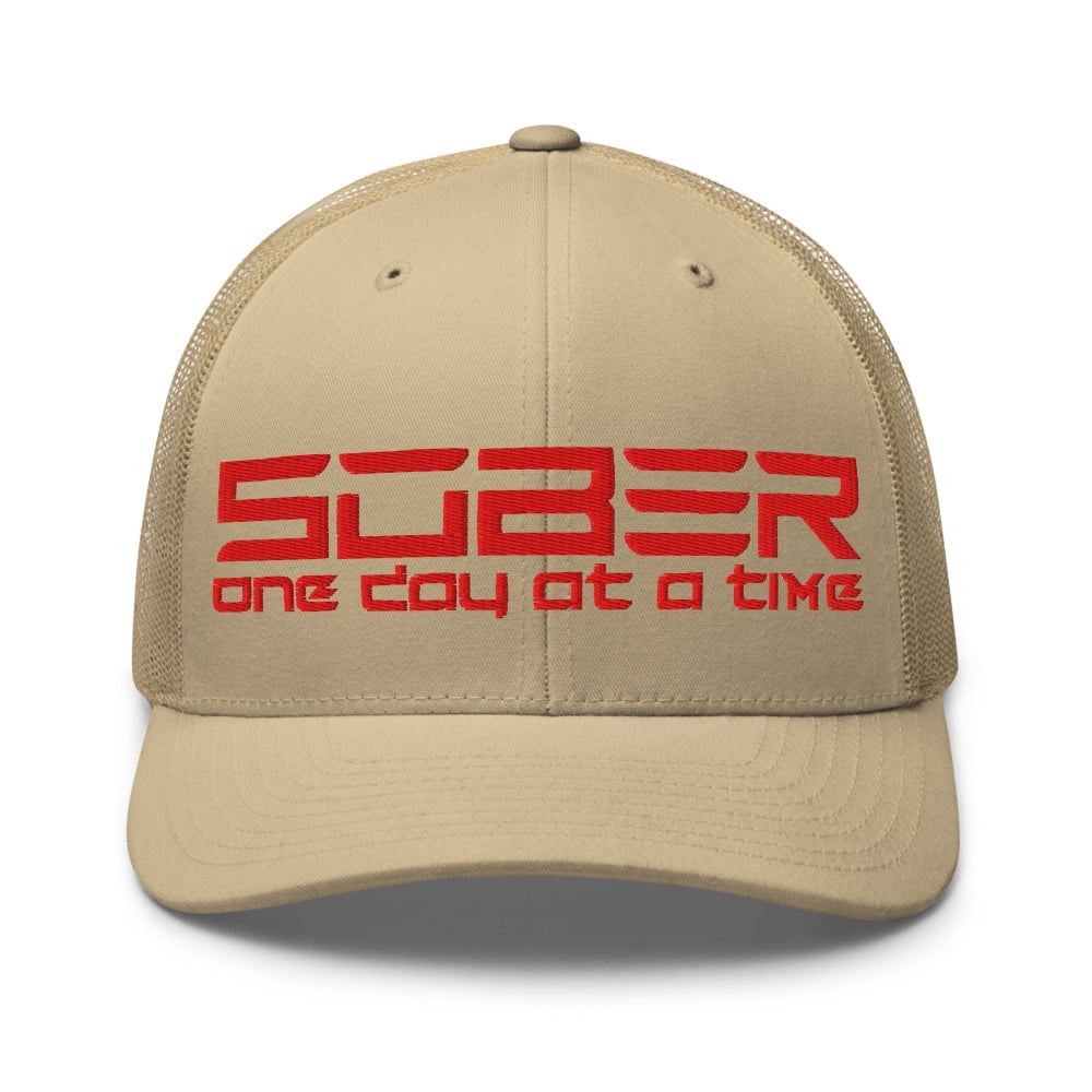 Tesla red font Sober One Day at a Time AA slogans sayings Rehab ...