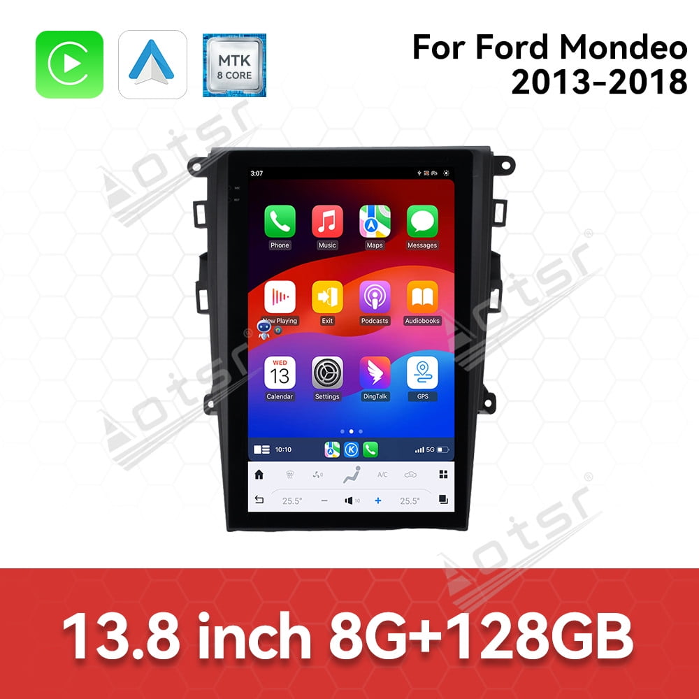 Tesla style Car Radio for Ford Mondeo 2013-2018 Stereo Replacment ...