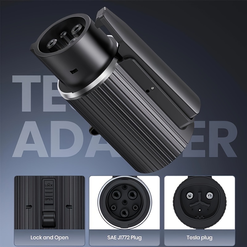 Tesla to J1772 Charging Adapter 14kW Fast Charging - Max 60A & 240V ...