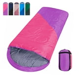 "Tesleader Sleeping Bag for Adults and Kids, 7'3""x2'8"" Lightweight ...