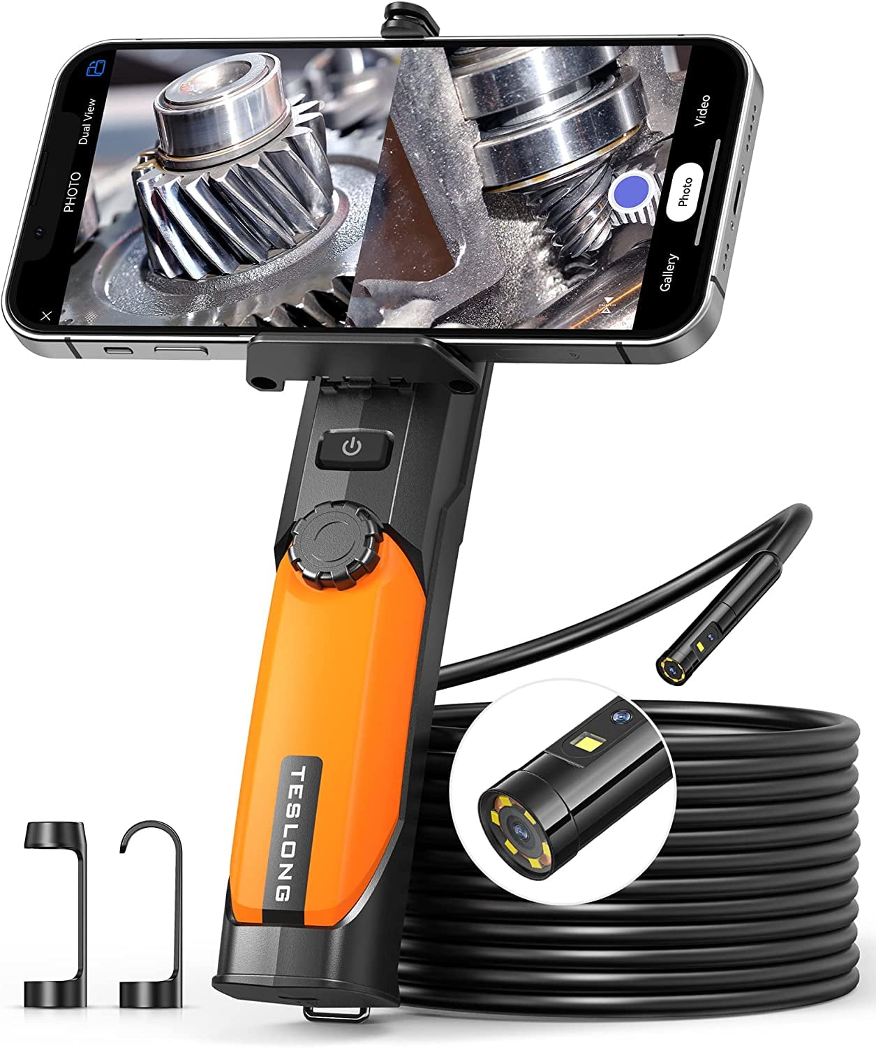 Teslong wireless endoscope camera 2.0 mp hd borescope camera for iphone ...