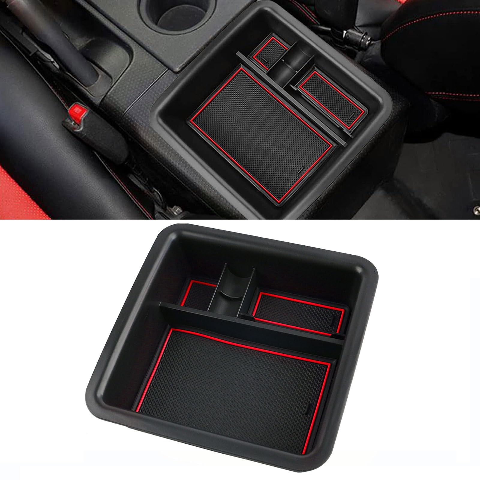 Tesmirror For Toyota FJ Cruiser Storage Organizer Center Console ...