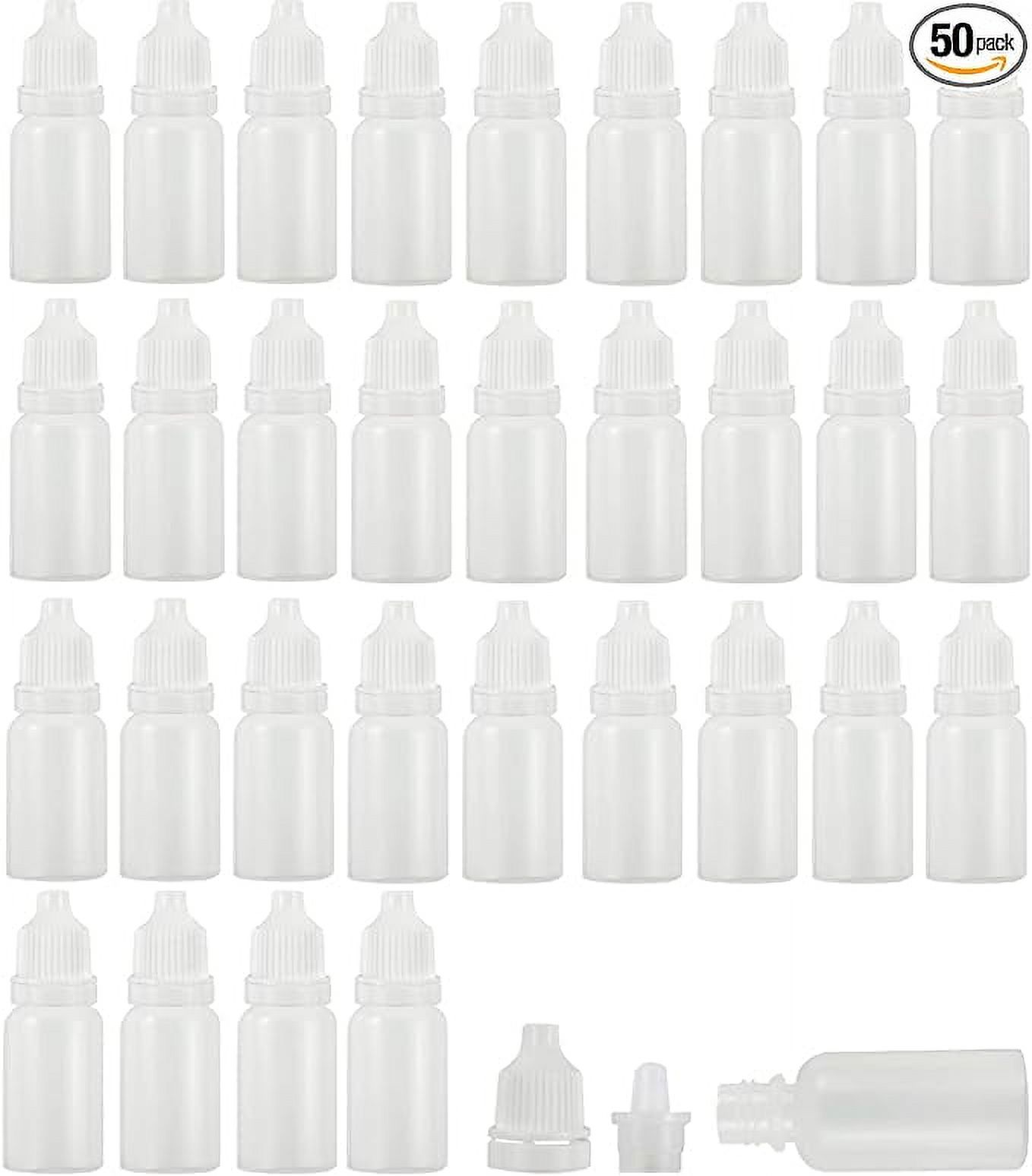 Tesorrio 50Pcs Plastic Squeeze Bottles For Liquids Small Dropper Bottle ...