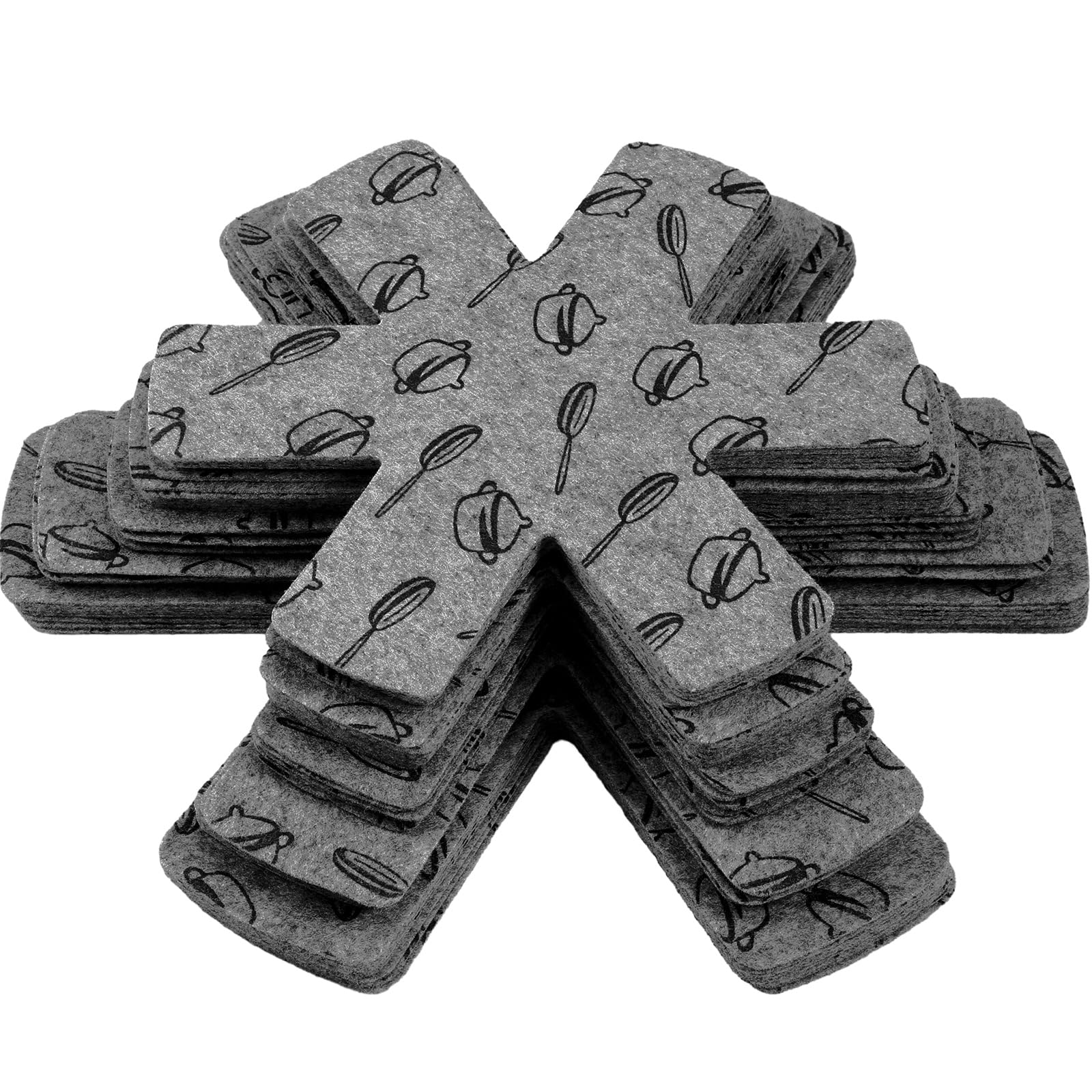 Tessco 40 Pcs Pot and Pan Protectors 5 Different Sizes Cookware ...