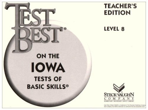 Pre-Owned Test Best on the Iowa Tests of Basic Skills: Level 8 ...