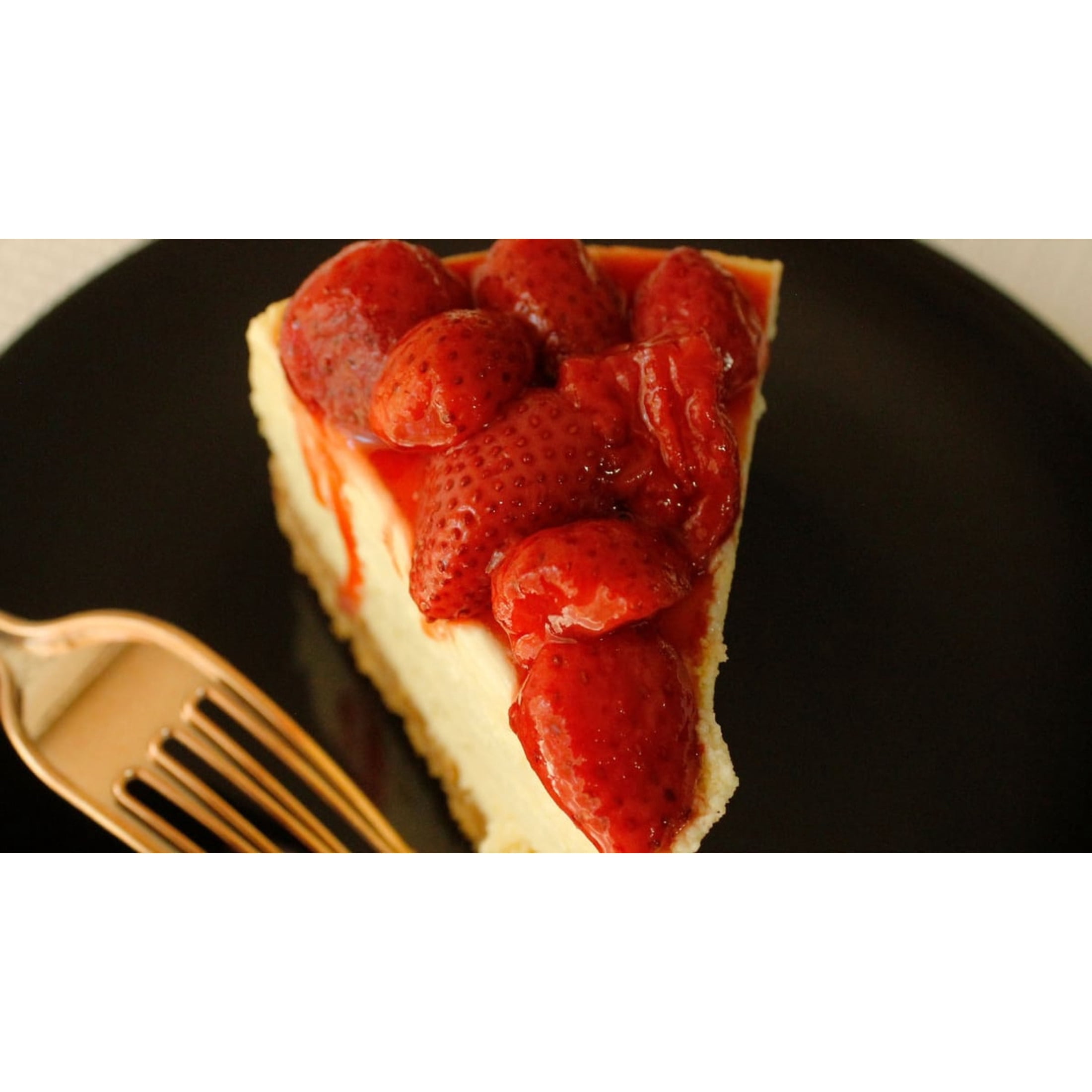 Test - Cheesecake Slice with Strawberries - Walmart.com