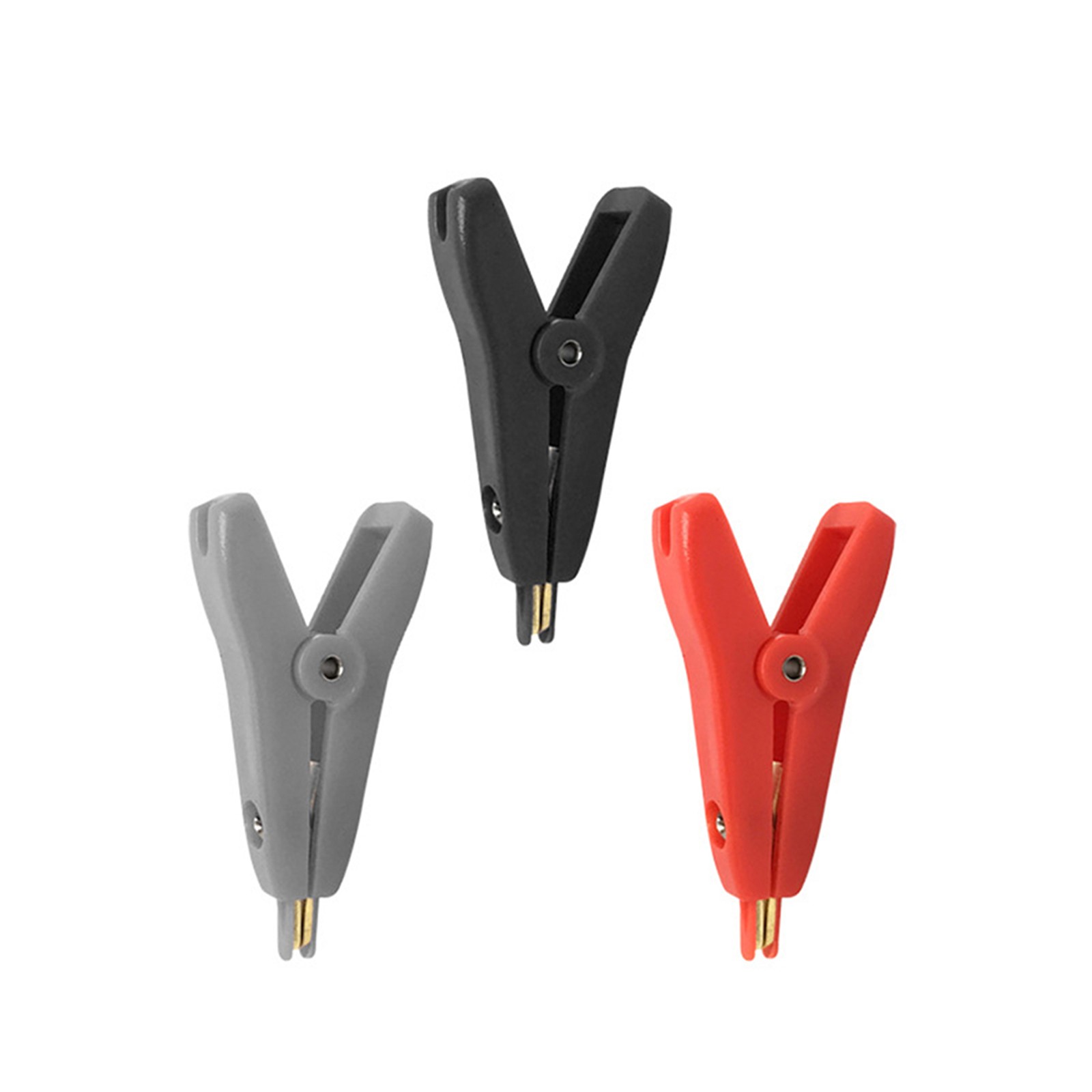 Test Clip Clamp Clamp Grey Kelvin Test Clip Max.10A Red Testing Welding ...