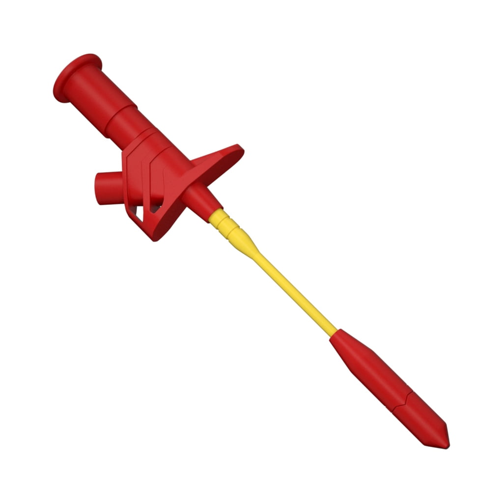 Test Clip Insulation Wire Multimeter Test Probe with 4mm Banana Socket ...