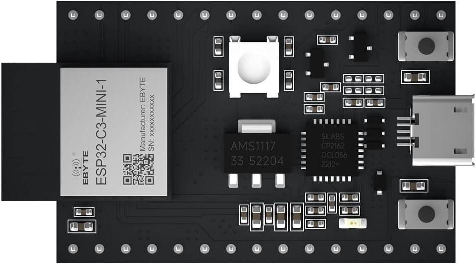 Test Kits for ESP32 ESP32-C3 2.4G WiFi Module ESP32-c3-mini-1 Dual Core ...