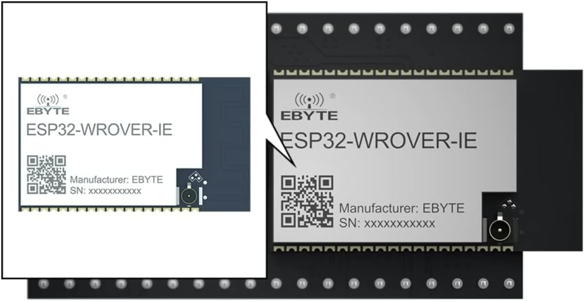 Test Kits for ESP32 WROVER 2.4G WiFi Module ESP32-D0WD-V3 ESP32-WROVER ...