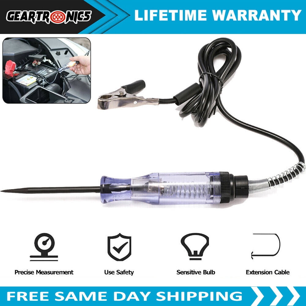 Automotive Electric Test Light Car Circuit Tester Probe, 6V 12V 24V ...