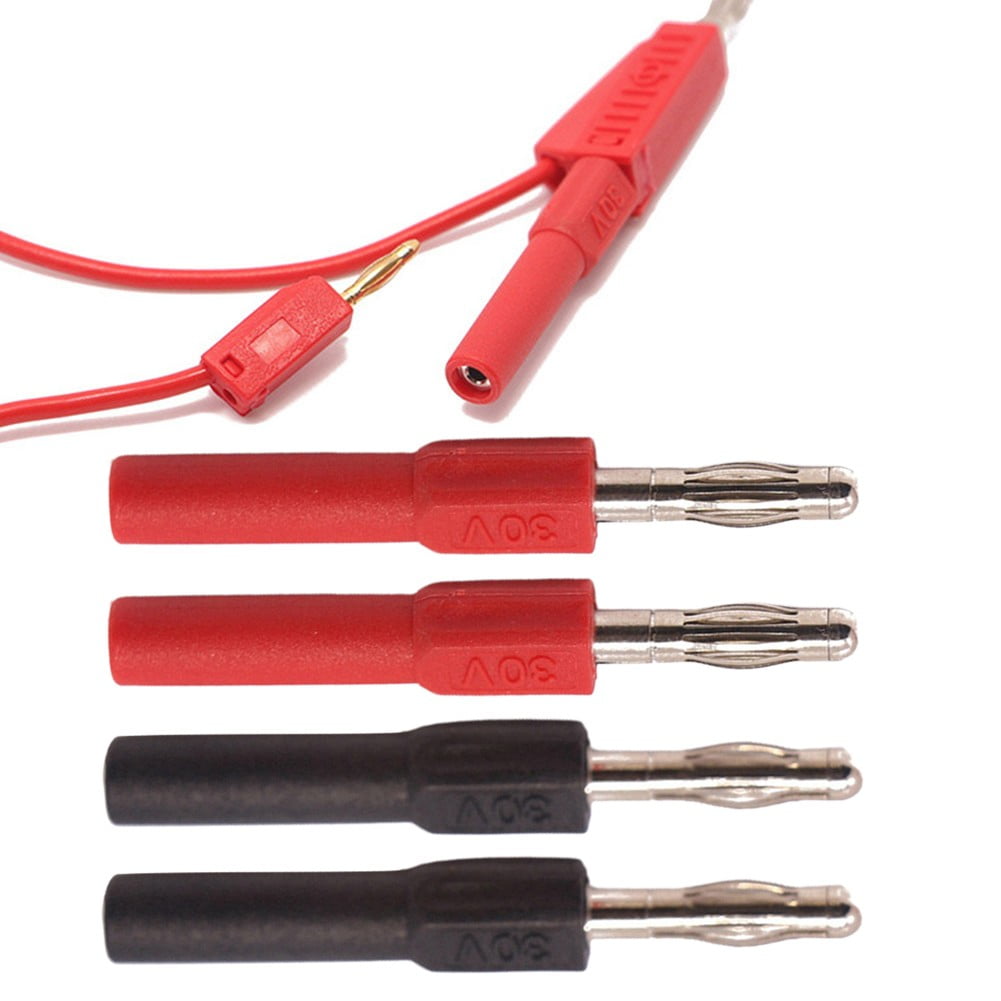 Test Probe Adapter Test Probe Converter 4mm Male To 2mm Female Banana ...