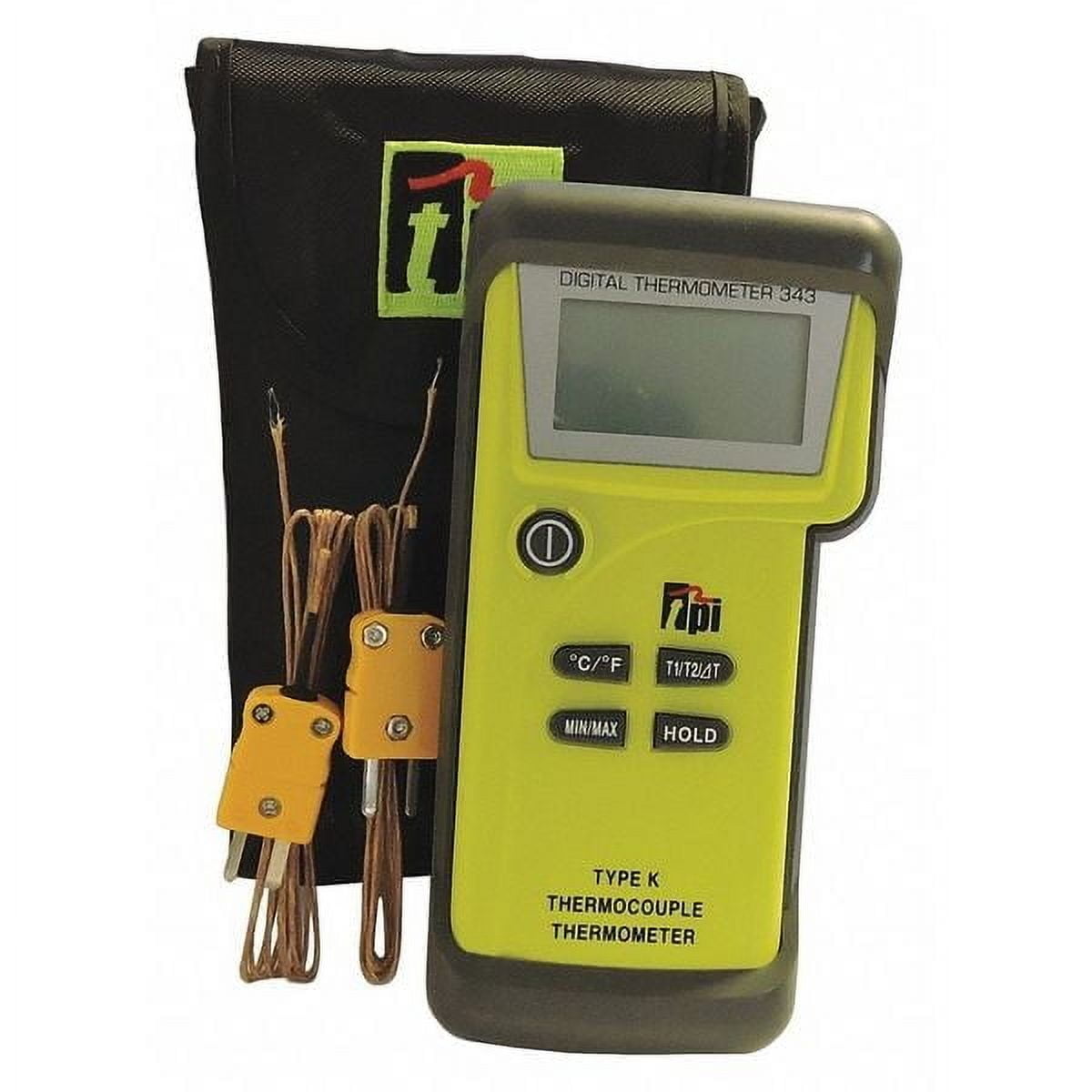 Test Products International Dual Temperature Thermometer,Type K 343C1 ...