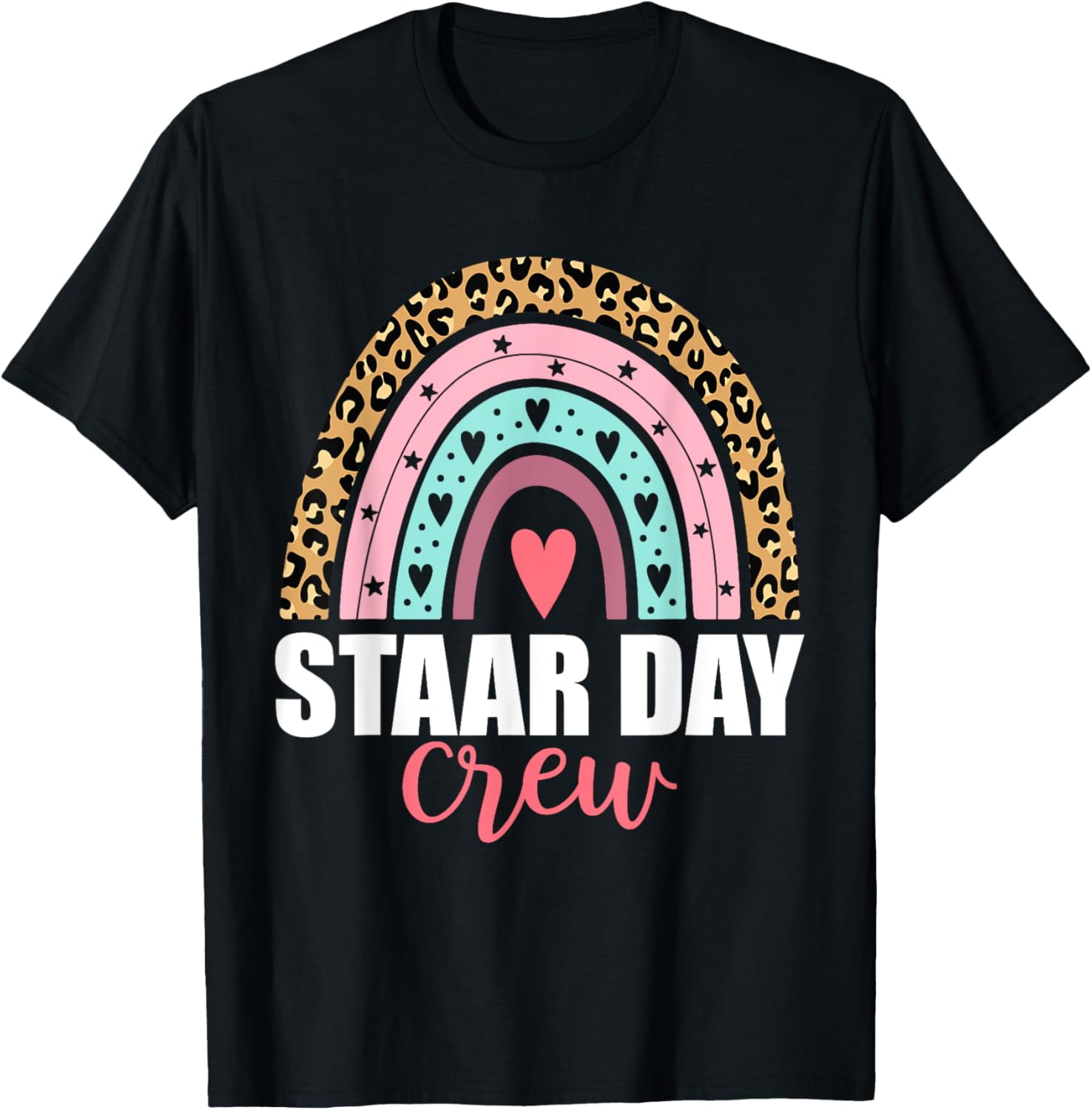 Test STAAR Day Crew Mode On Teacher Testing Rainbow T-Shirt - Walmart.com