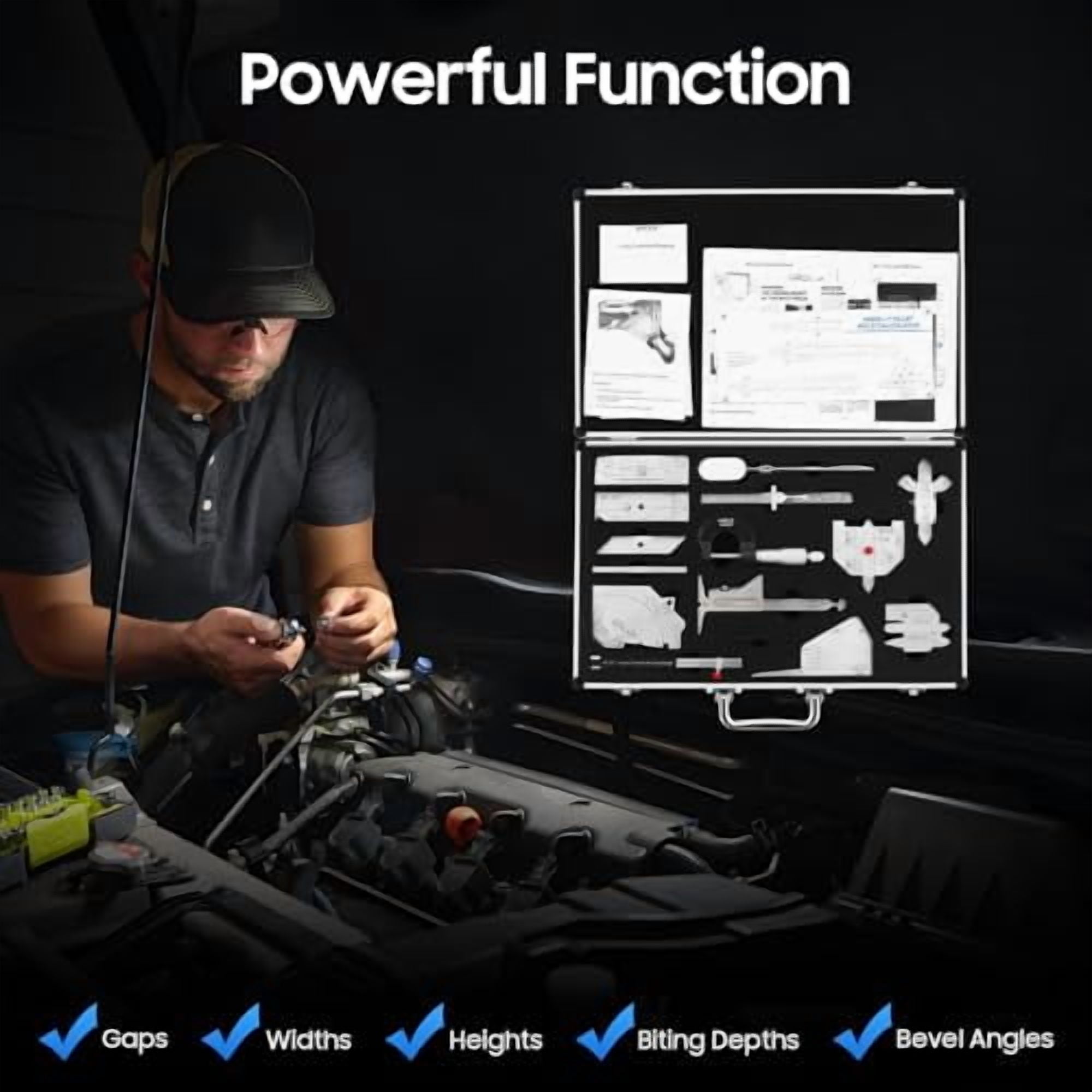 Test Set Welding Gauge Tool Kit, Welding Gauges Set Welding Inspection ...