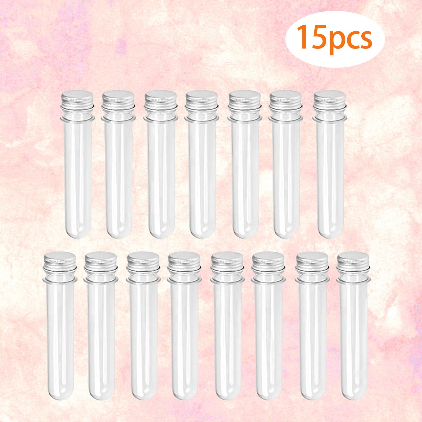Test T^ube Test T^ubes with Cap 15 Pieces 40 Ml Transparent Test T^ubes ...