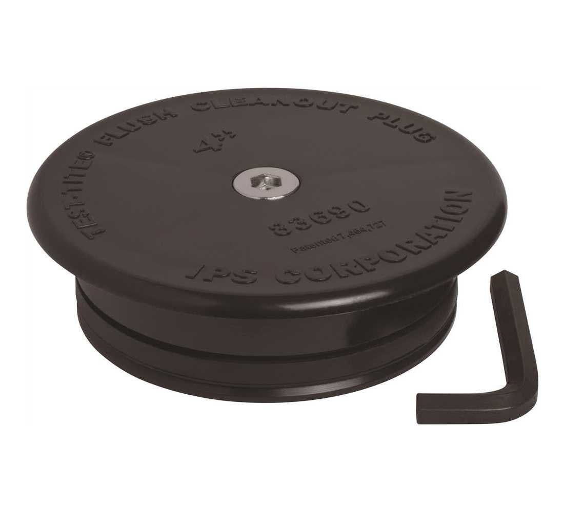 Test-Tite Pipe Plug,Flush Hex Bolt,2.4"H,4"Pipe 83690 - Walmart.com