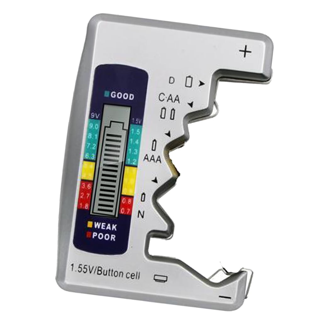 Test Tool Checker for 9V 1.5V Battery Load Tester - Walmart.com