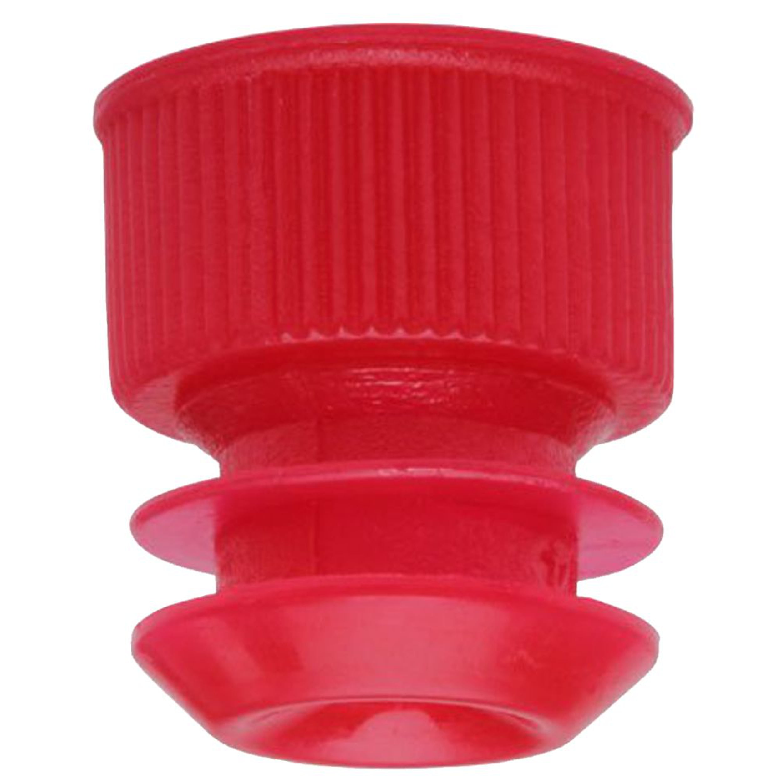 Test Tube Cap, Flange Type, 16mm, Red, Karter Scientific 208F2 (Pack ...