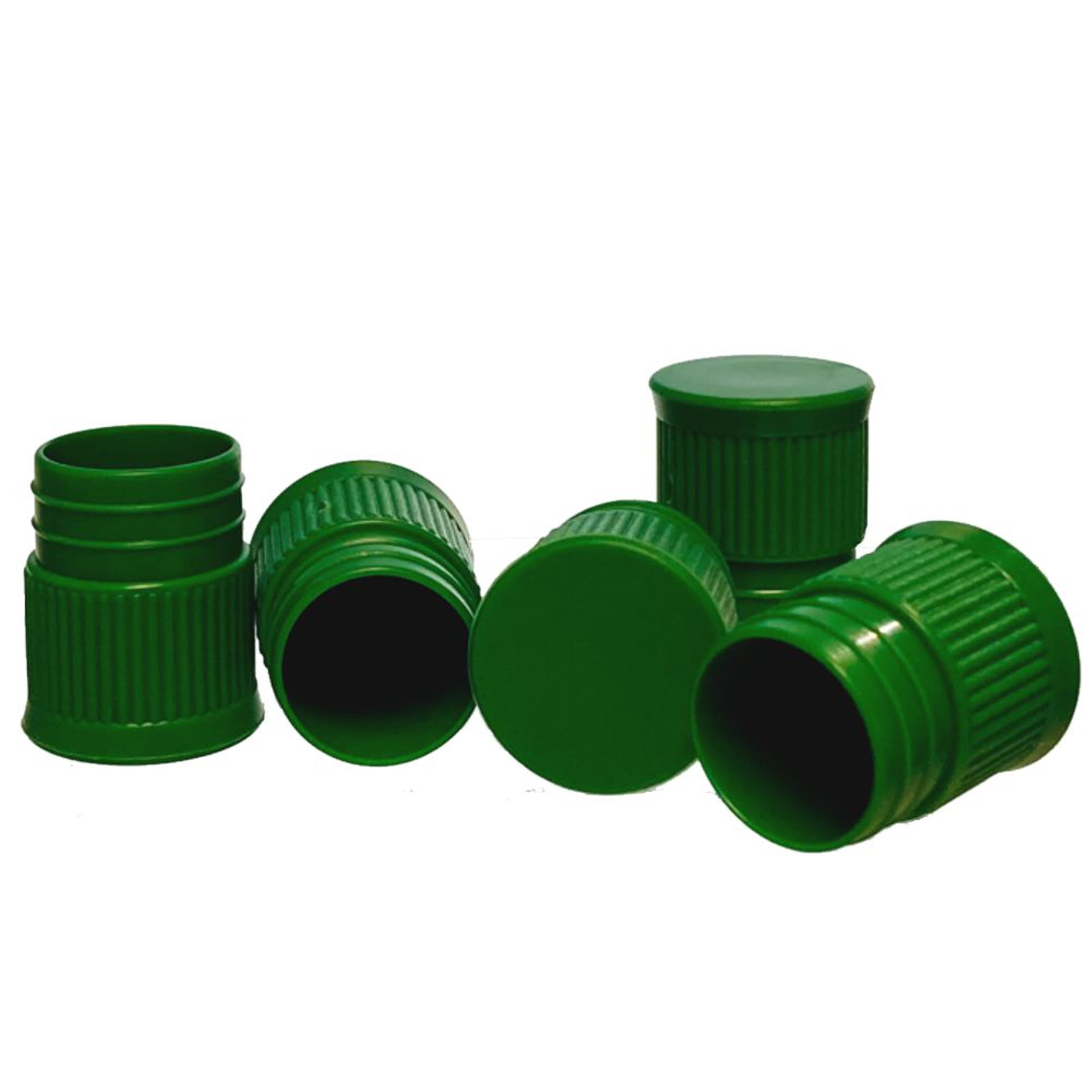 Test Tube Cap, Hollow Bottom Type, 16mm, Green, Karter Scientific 93A12 ...