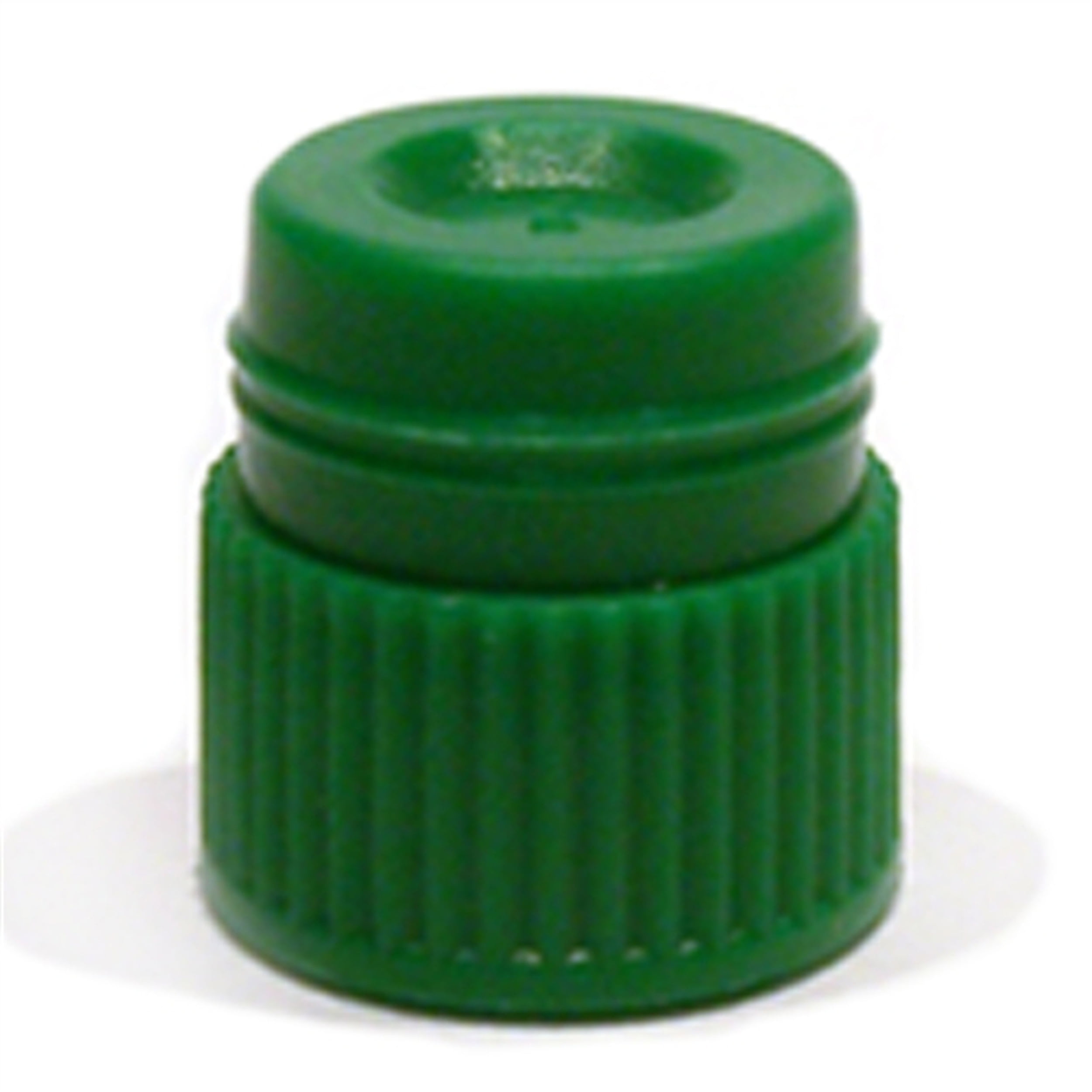 Test Tube Cap, Hollow Top Type, 16mm, Green, Karter Scientific 94A12 ...