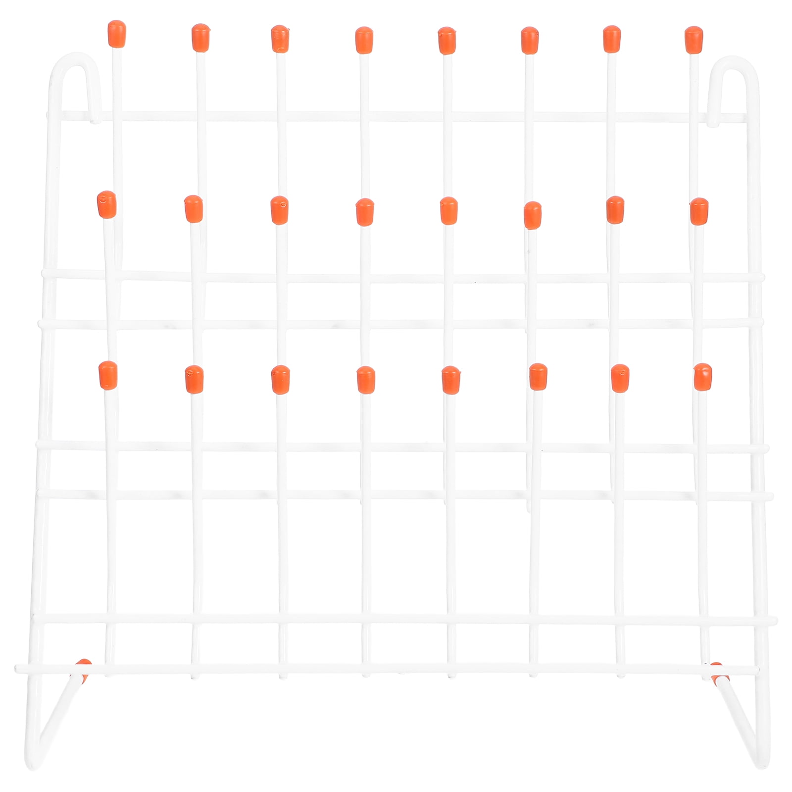 Beaupretty Test Tube Dry Rack Dripping Water Rack Iron White 1Pack ...