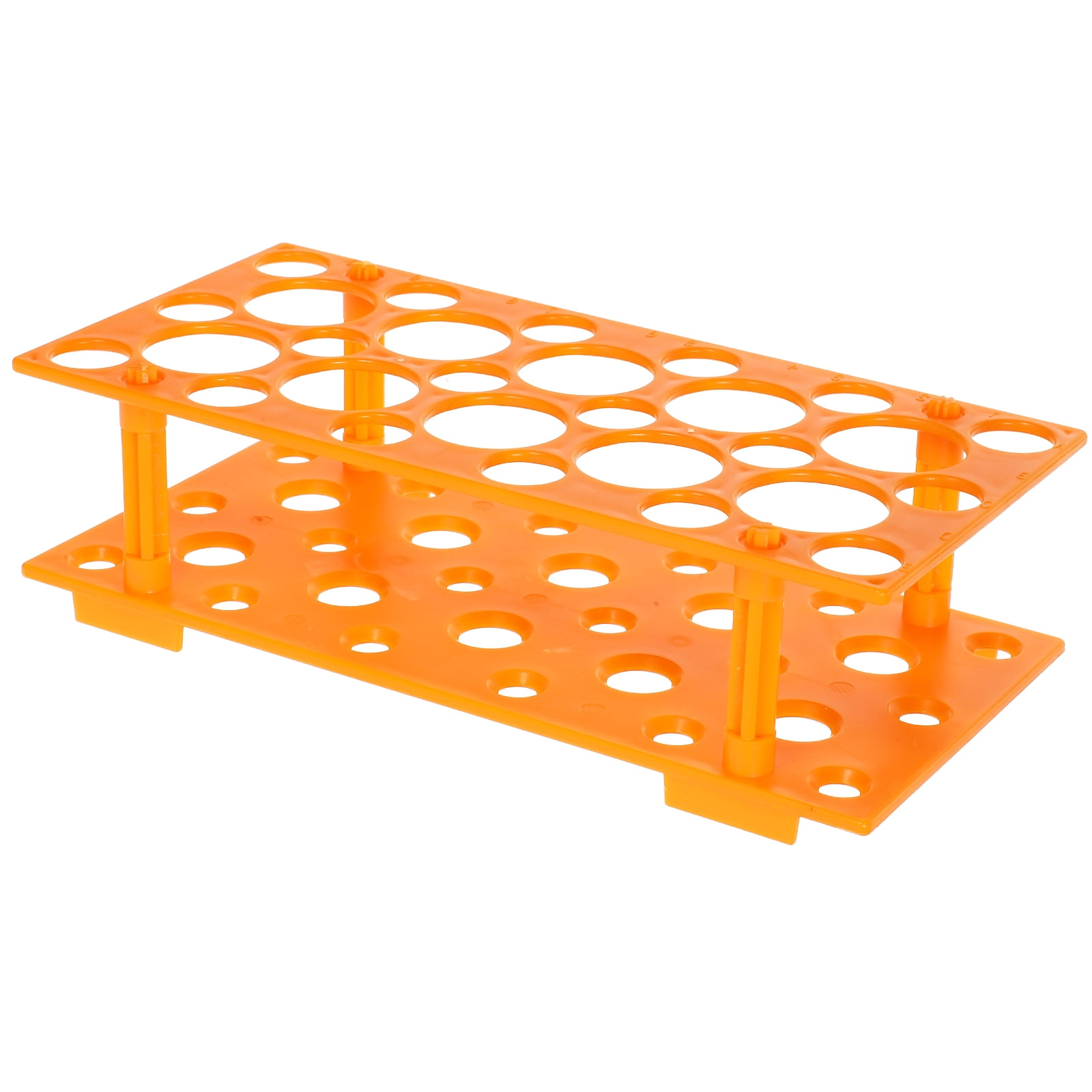 Masteelf Orange Test Tube Rack for Laboratory Use Made of PP with 26 ...