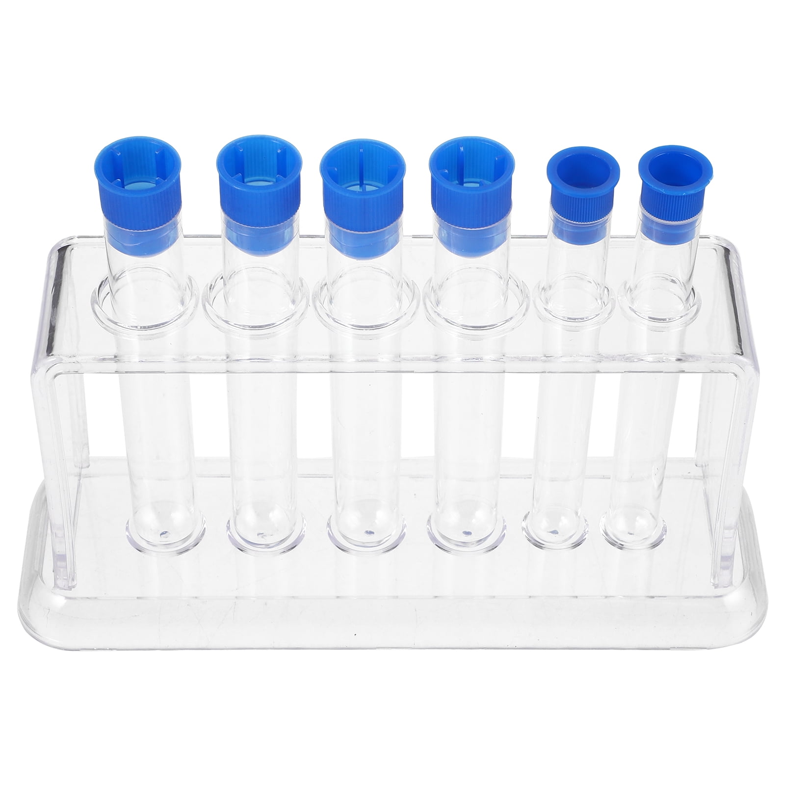 Test Tube Science Rack Glass Tubes and Transparent Holder Child ...