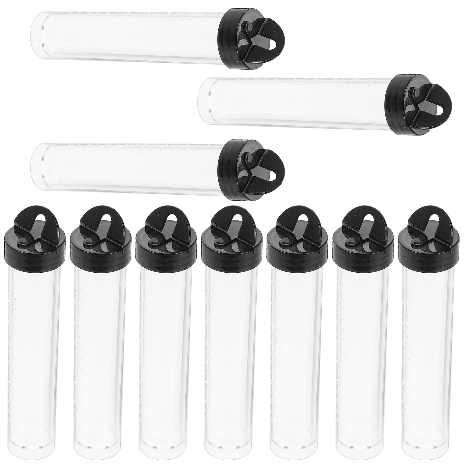 Test Tube Storage Bottle Reusable Tubes with Caps Transparent Bead ...