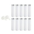 Test Tube and Funnel Travel Containers Snack Travel Container Screw Cap ...