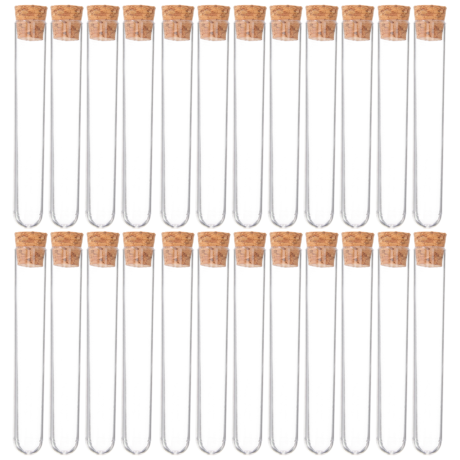 Test Tube with Wooden Plugs Bamboo Candy Containers Clear Tubes Cork ...