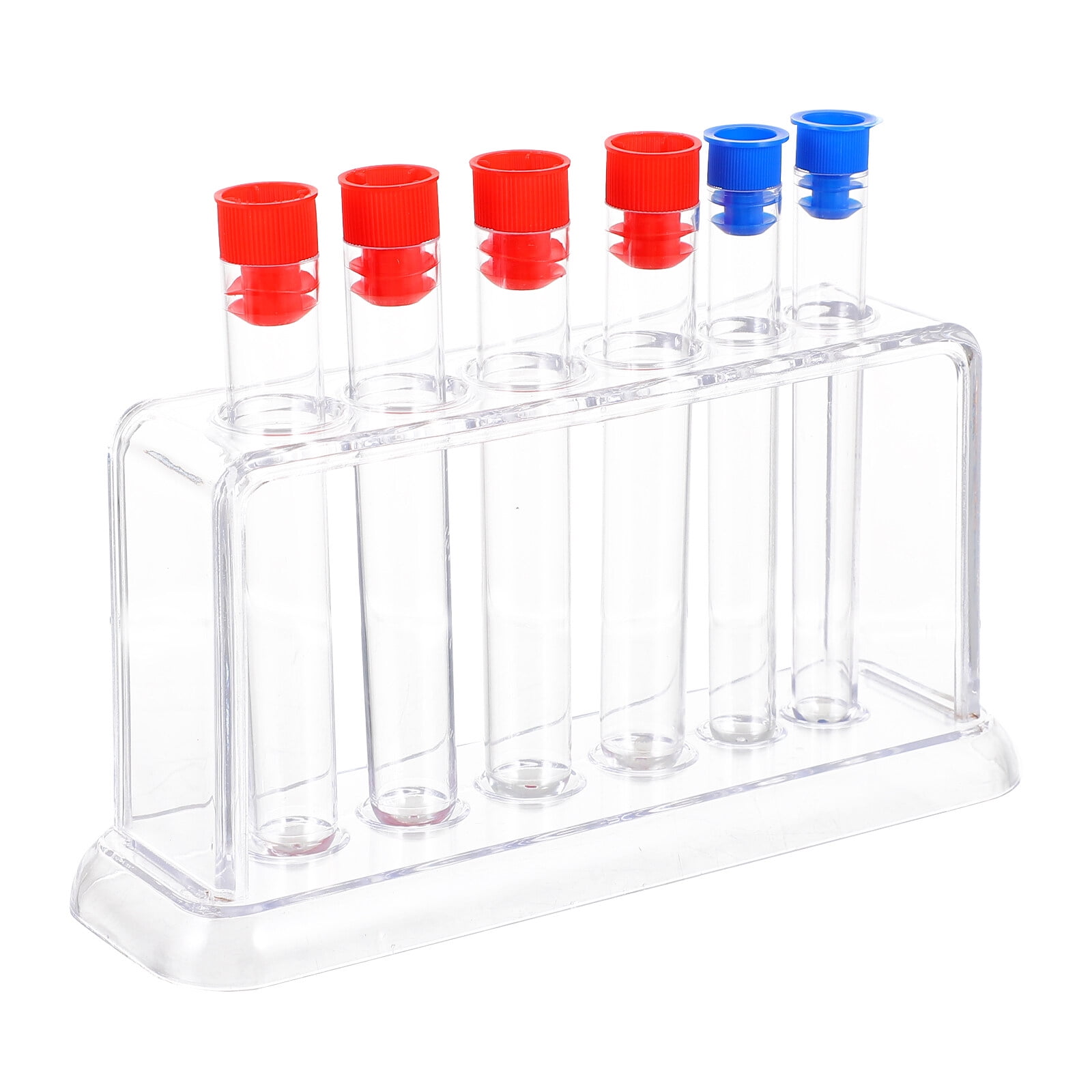 Test Tubes Rack Toy Containers with Lids Transparent Holder Storage ...