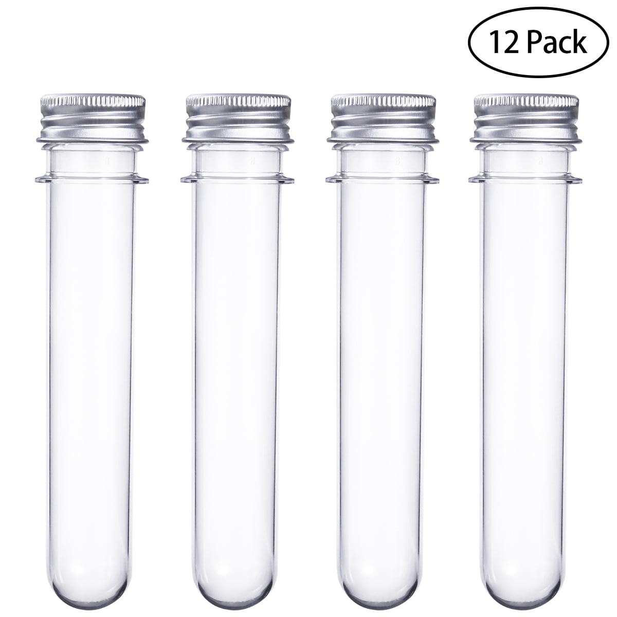 Test Tubes with Lids Bath Salt Container Screw Cap Containers Scroll ...